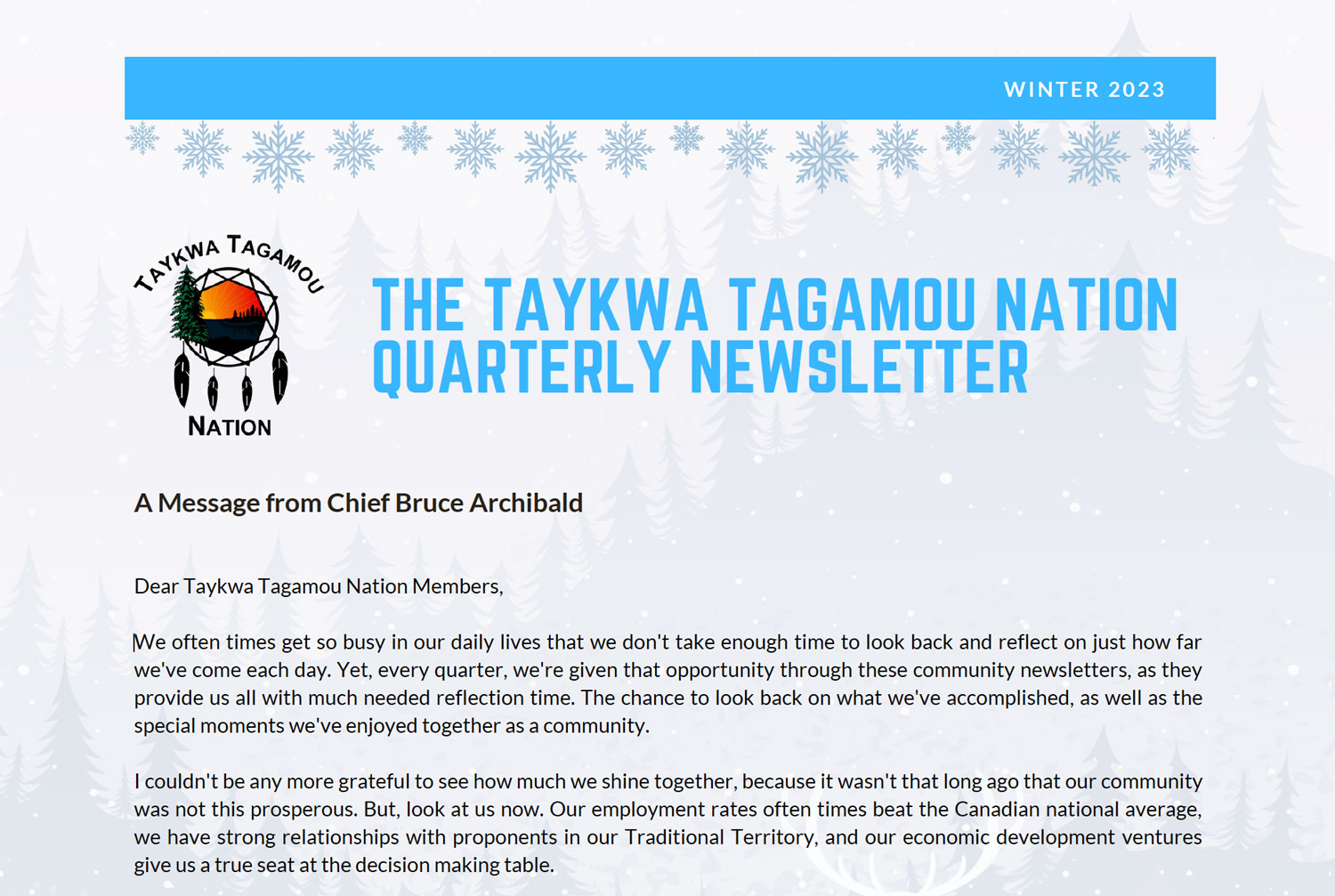 News – Taykwa Tagamou Nation