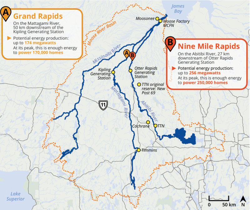 Moose River Basin Hydro Power Update – Taykwa Tagamou Nation